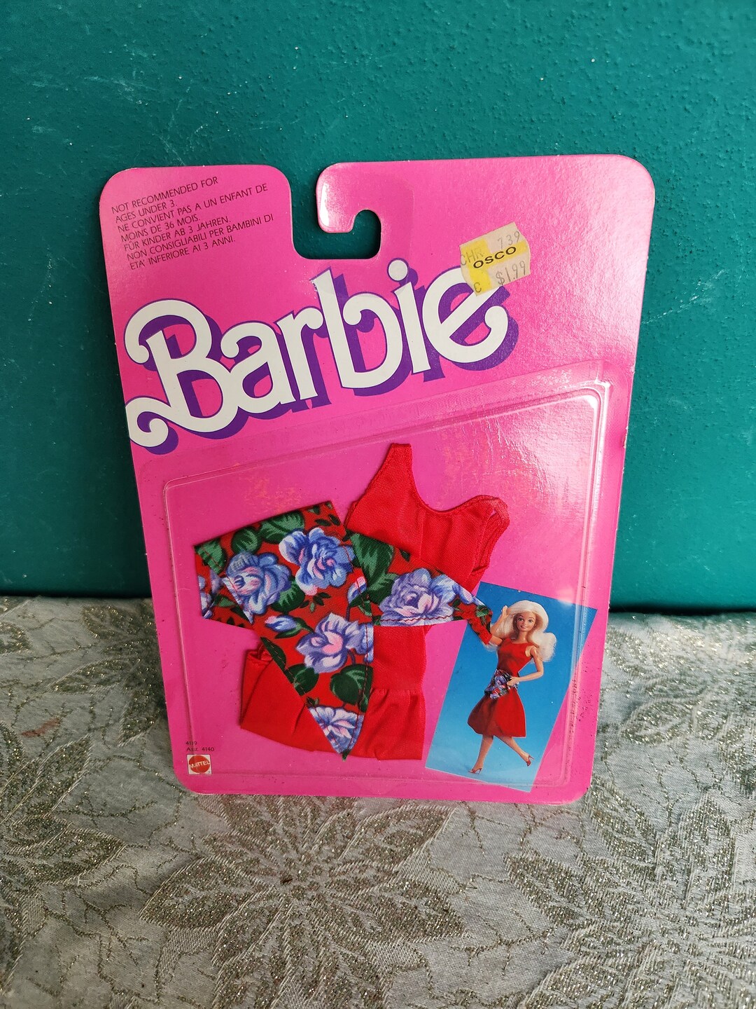 Mattel Barbie Dolls Clothes, New in Package Barbie Doll Clothes, Pretty ...