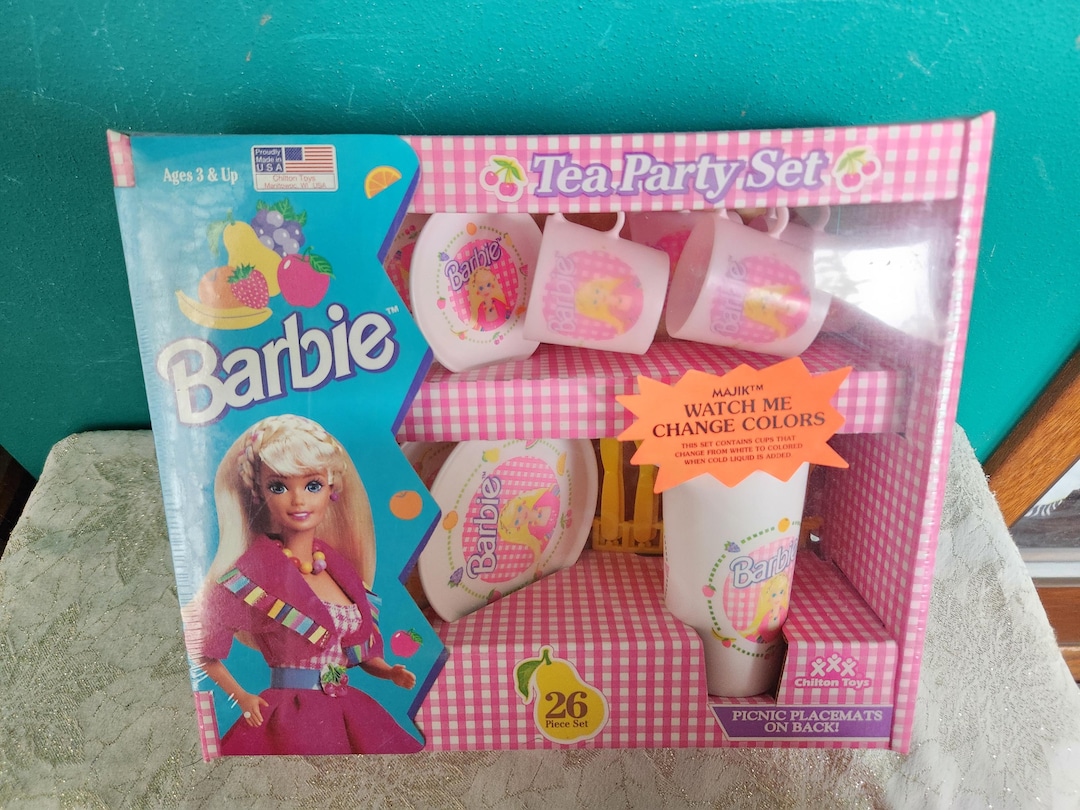 Mattel Vintage Tea Party Set, Barbie Tea Party Set 26 Piece Set - Etsy