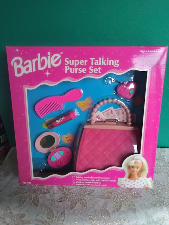 Mattel 1990's Super Talking Purse Barbie Purse Vintage - Etsy