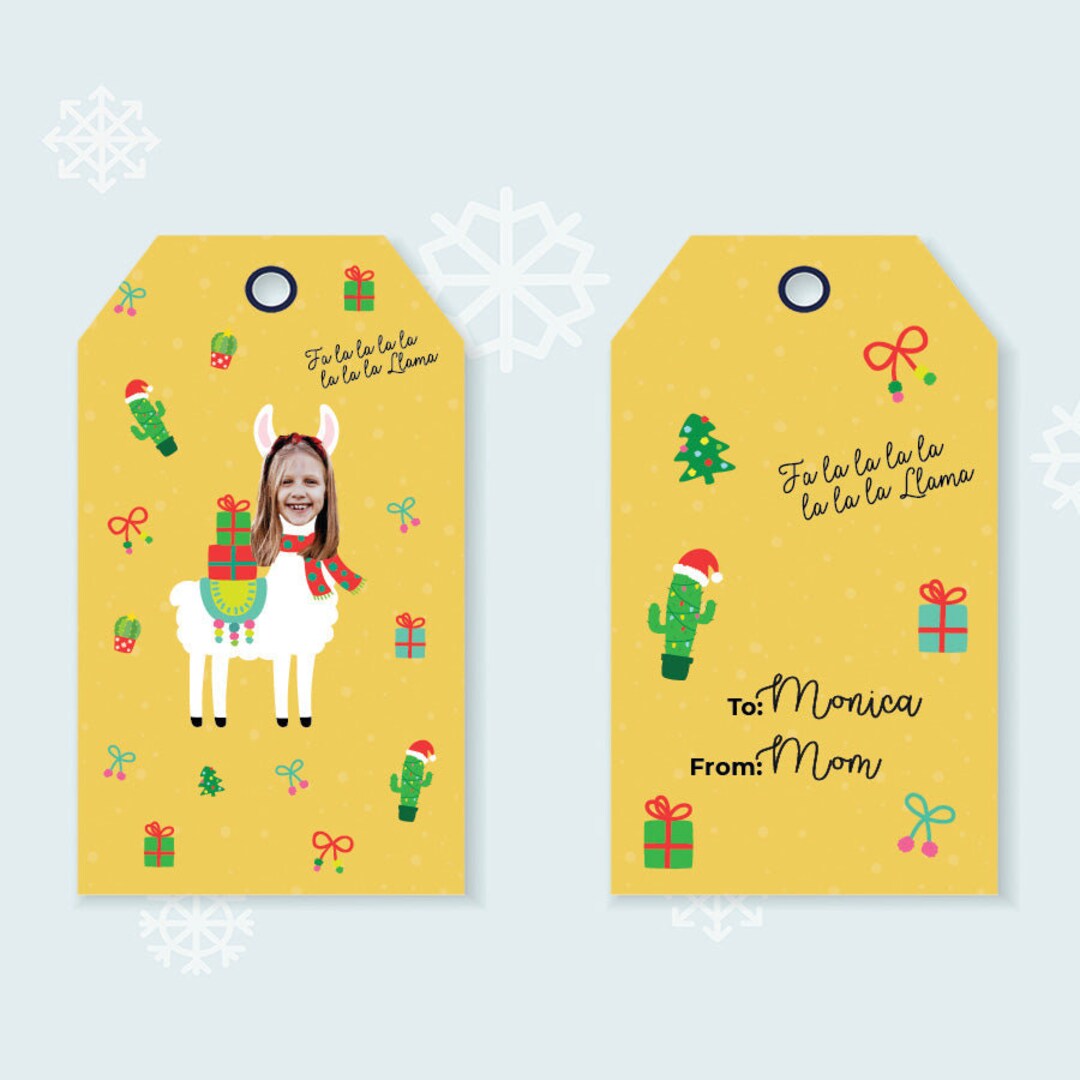 Fa La Llama Gift Tags - Etsy