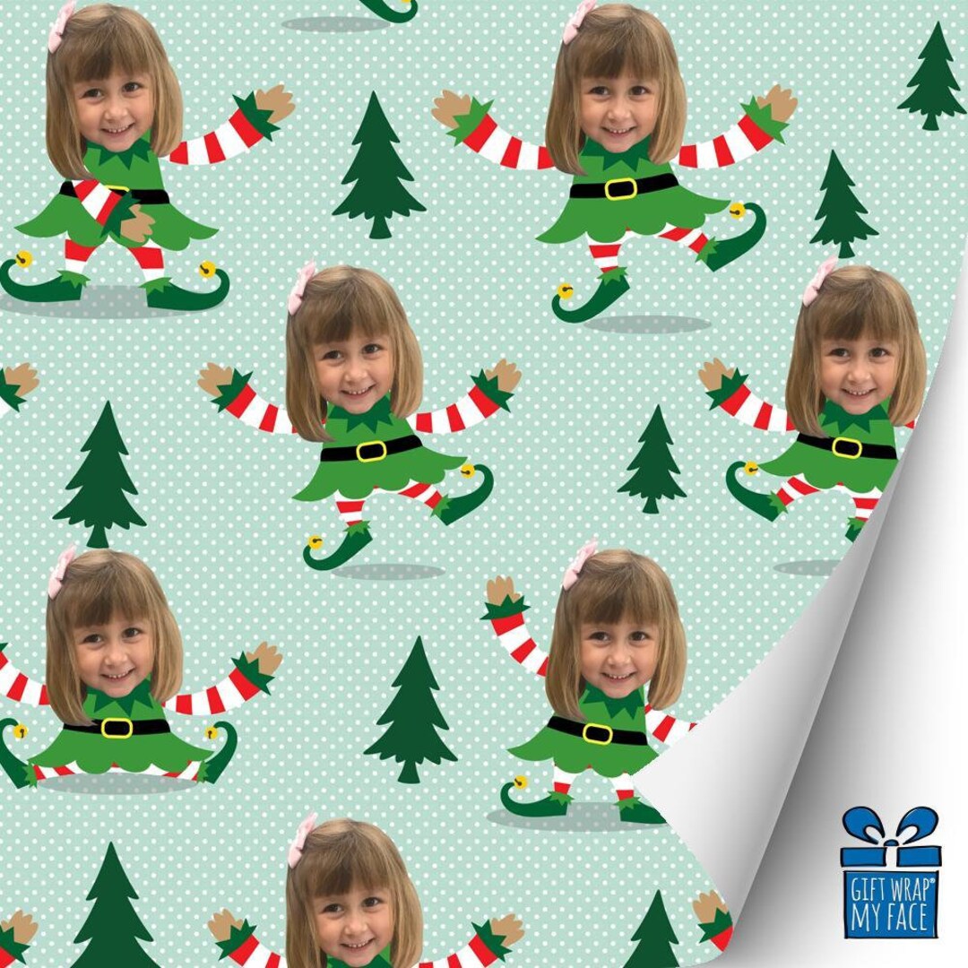 Little Miss Elfie™ Gift Wrap - Etsy