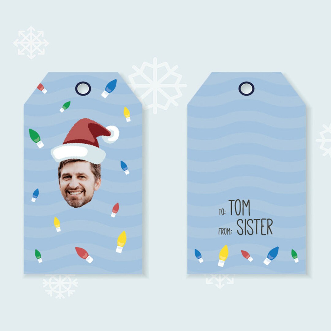 Christmas Lights Gift Tags - Etsy