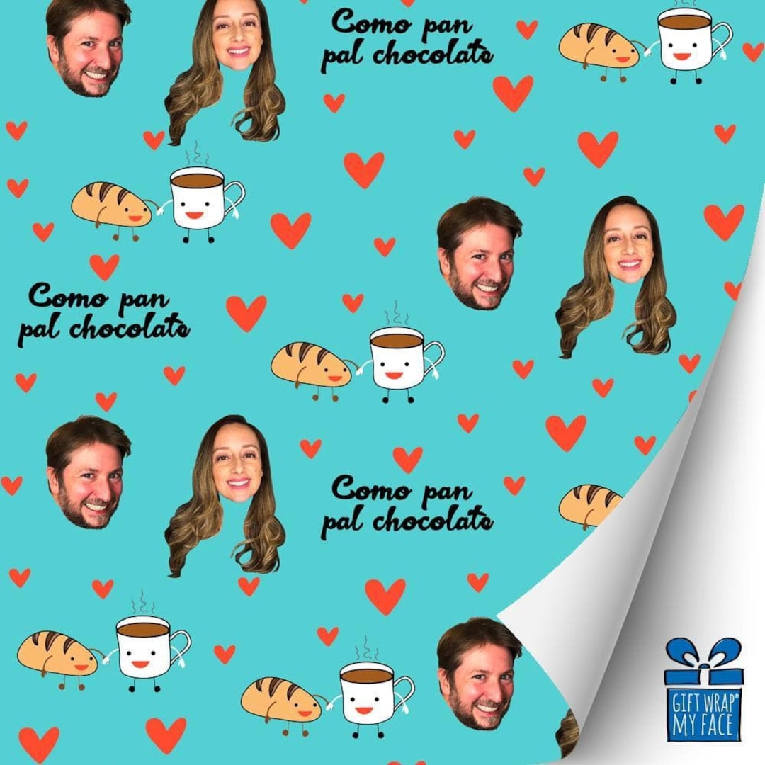 Como Pan Pal Chocolate Gift Wrap - Etsy