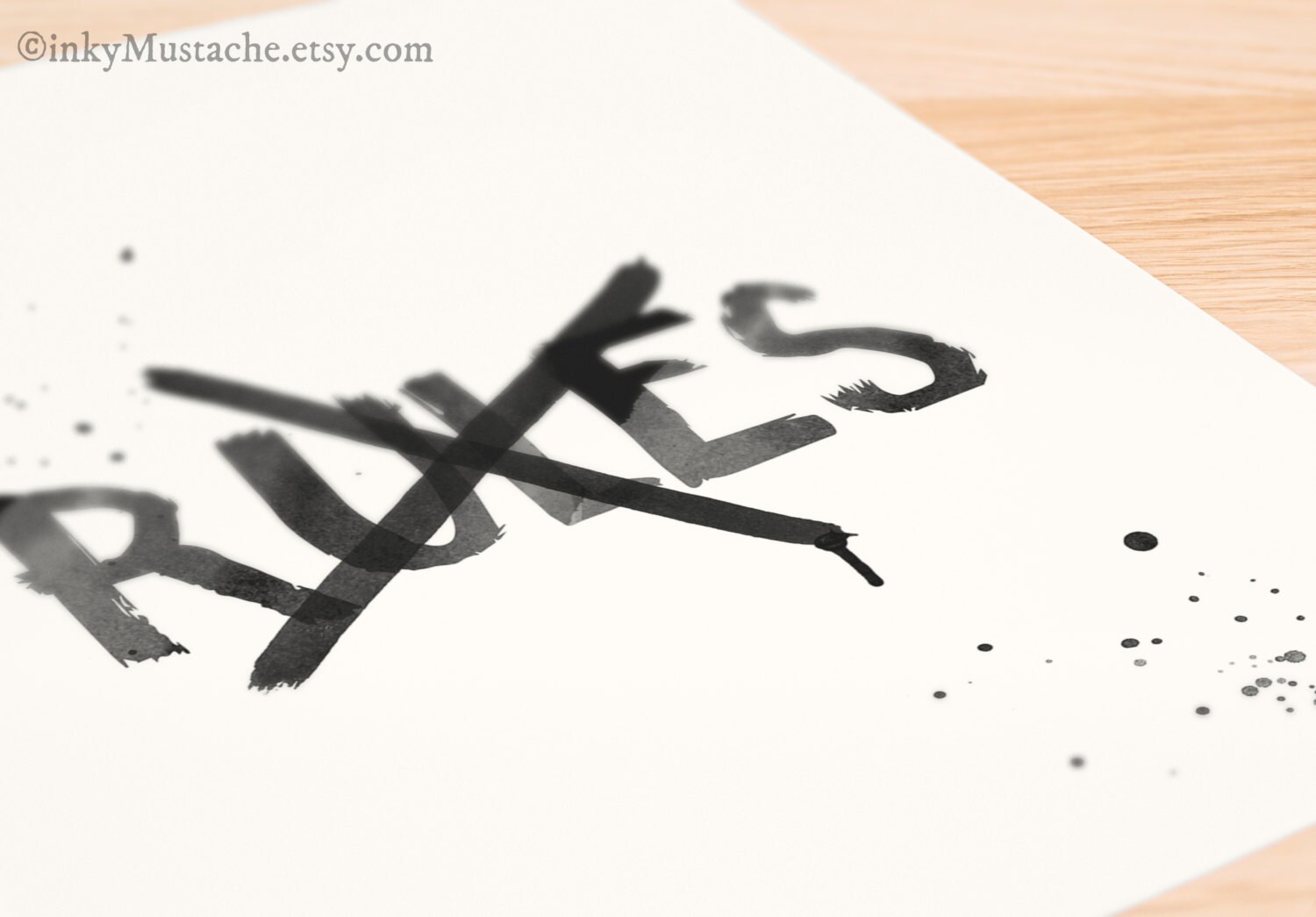 No Rules Print Digial Typography Quote Printable Wall Art Digital Print ...