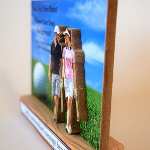 Golf Photo Display. 3-D Custom Photo Display. Personalized Golf Photo ...