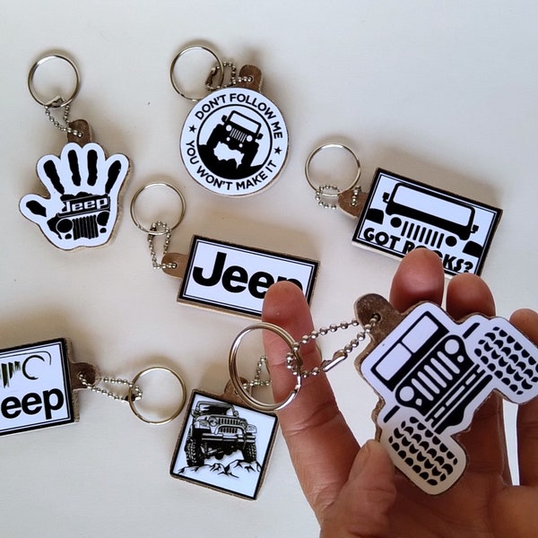 Jeep Keychain - Etsy
