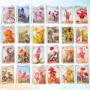 Alphabet Flower Fairy Sticker Set 24 Pcs for Planners Cards - Etsy