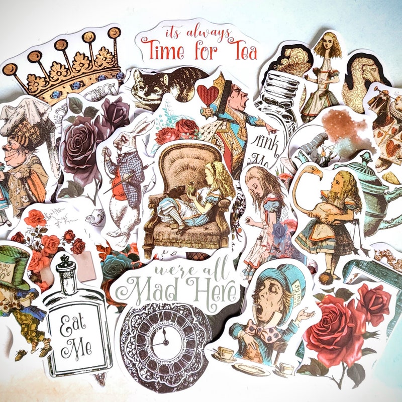 Alice in Wonderland Decal - Etsy