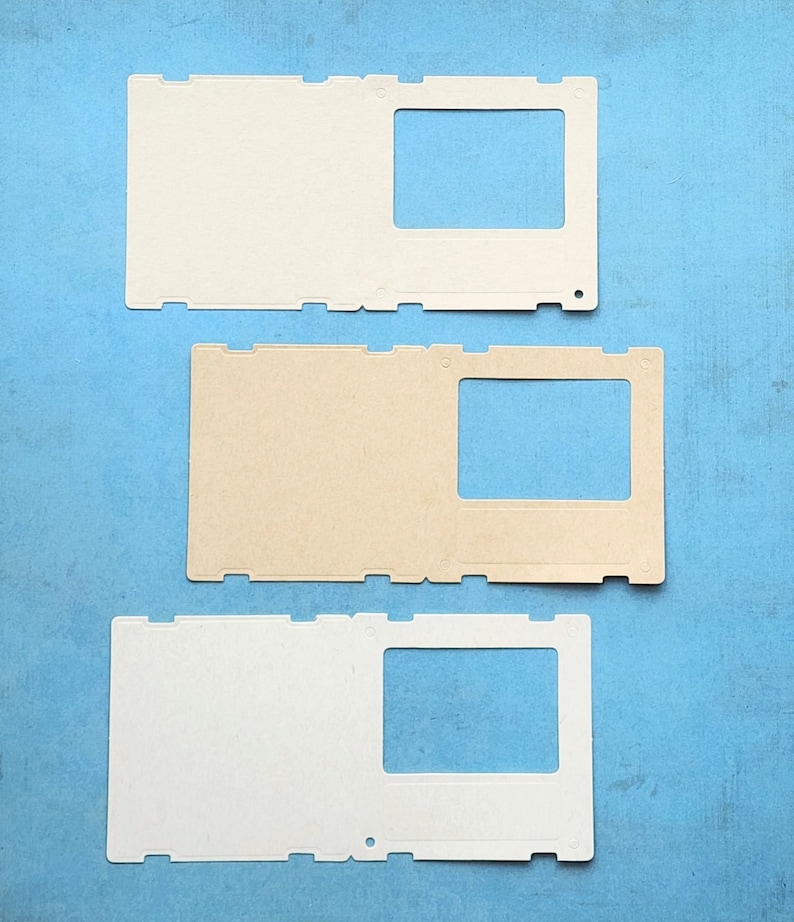 Blank Cardstock Specimen Slides Pack in Neutral Colors 6 Pcs for Paper ...