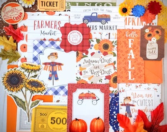 Autumn Fall Theme Ephemera Pack Featuring Outdoor Theme for Junk ...