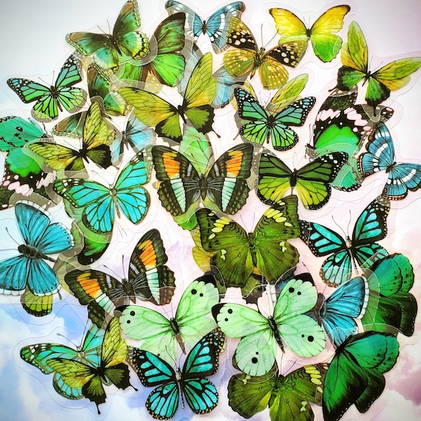 Butterfly Stickers - Etsy