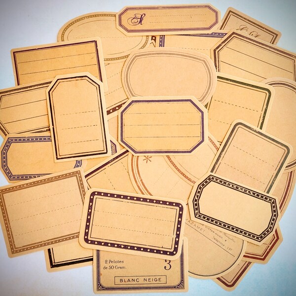 Antique Style Labels - Etsy