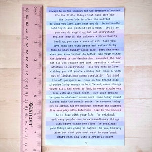 Positive Encouragement Phrases Sentiments Paper Sticker in Color Strips ...