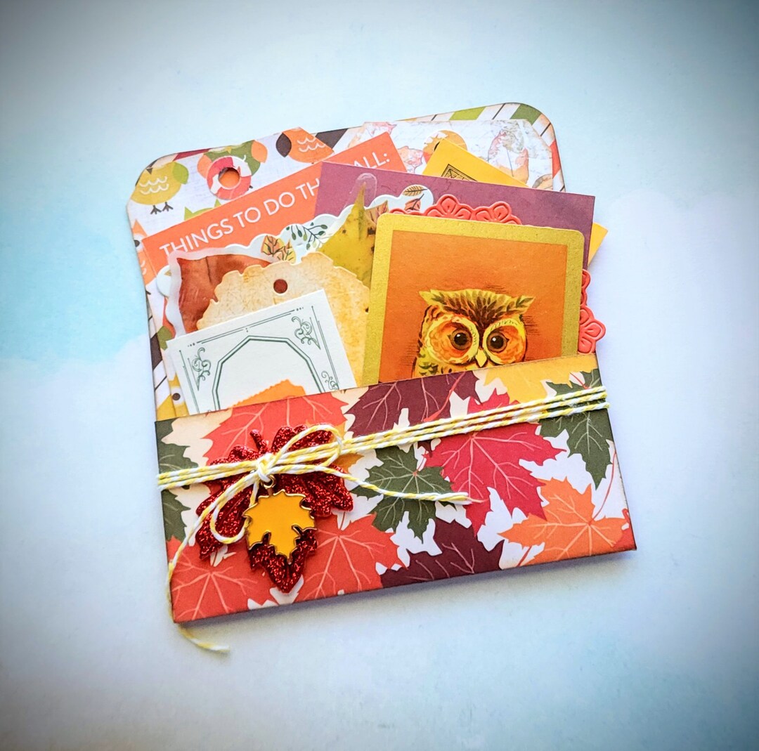 Loaded Pocket With Autumn Fall Theme Ephemera 21 Pcs for Journal ...