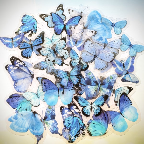 Blue Butterfly - Etsy