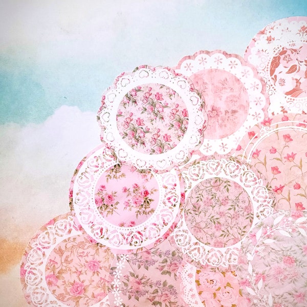 Pink Paper Doilies - Etsy