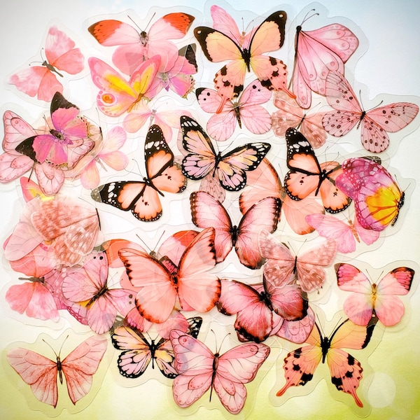 Butterfly Stickers - Etsy
