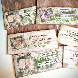 Positive Encouragement Phrases Sentiments Paper Sticker in Color Strips ...