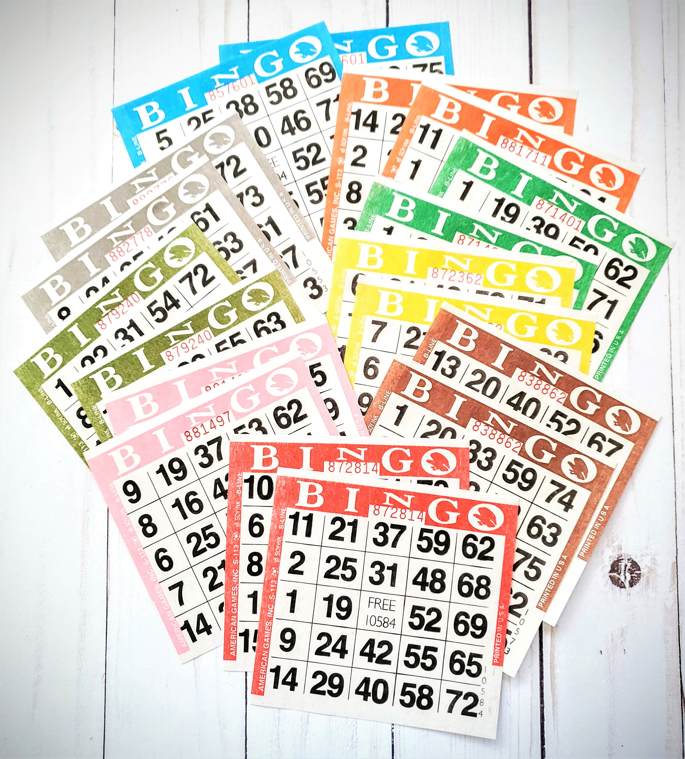 Bingo Paper Product