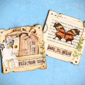 Blank Cardstock Specimen Slides Pack in Neutral Colors 6 Pcs for Paper ...