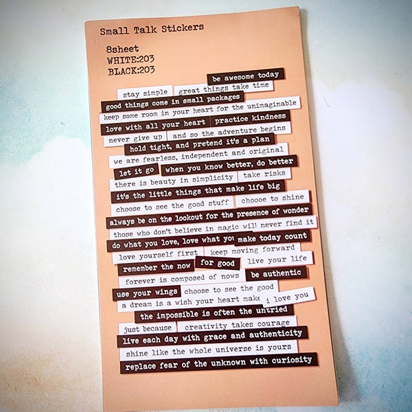 Mini Sentiments for Cards - Etsy