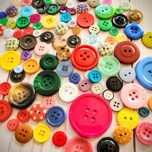 Variety Buttons Pack, Different Color Buttons Pack, Assorted Buttons ...