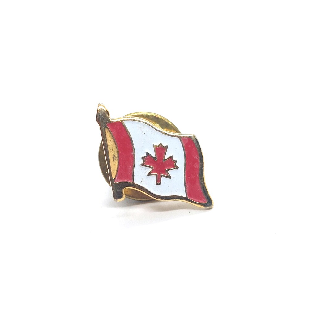 Vintage Canada Flag Pin Souvenir Lapel Enamel Collectible - Etsy