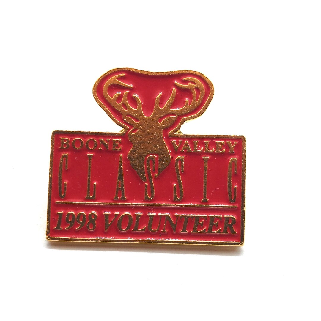 Boone Valley Classic Pin Vintage 1998 Volunteer Golf Tournament Deer - Etsy