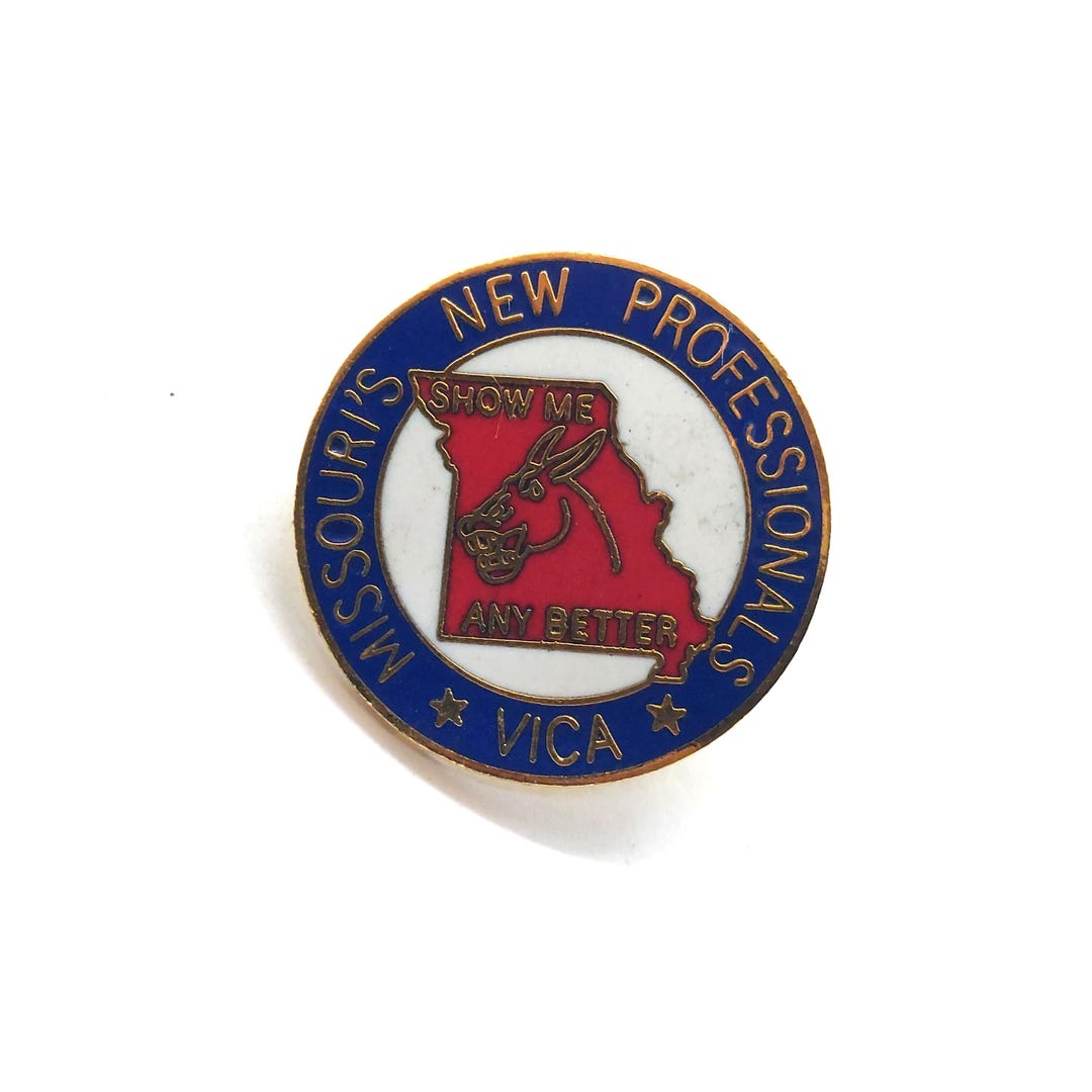 Missouris New Professionals VICA Show Me Any Better Pin Vintage State ...