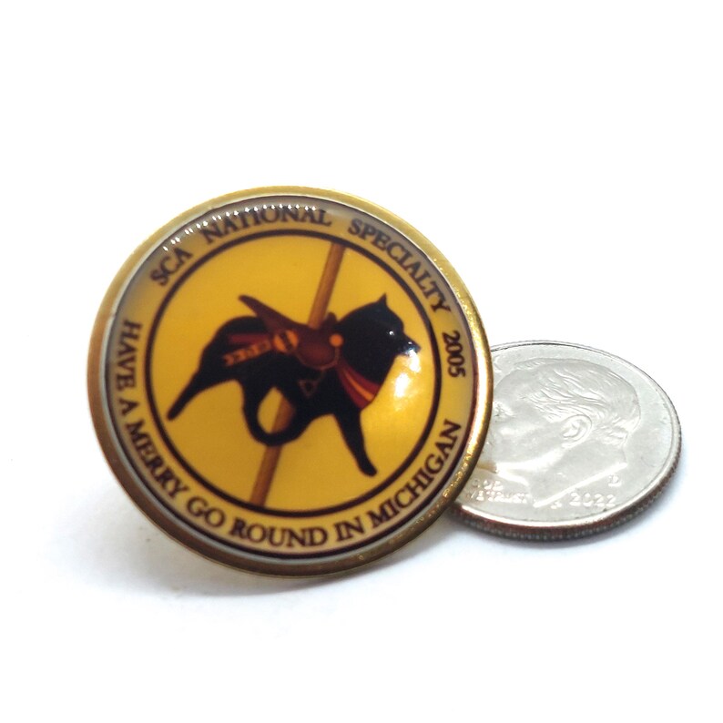 SCA National Specialty Pin 2005 Michigan Carousel Dog Merry Go Round ...