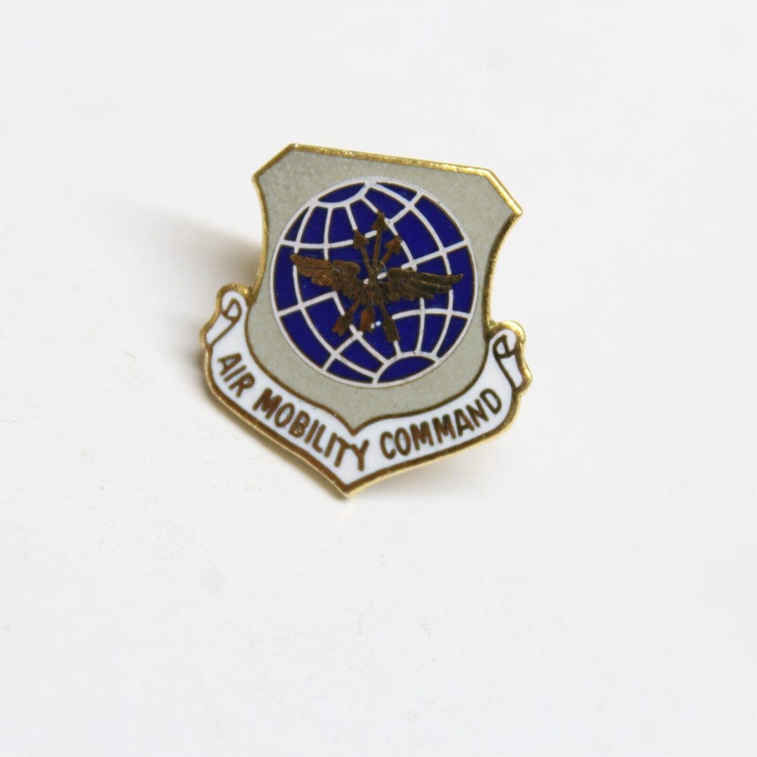 Air Mobility Command Pin Lapel Enamel Collectible - Etsy