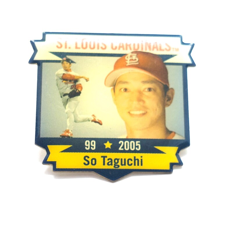 So Taguchi St Louis Cardinals 2005 Pin MLB Player Baseball #99 - Etsy