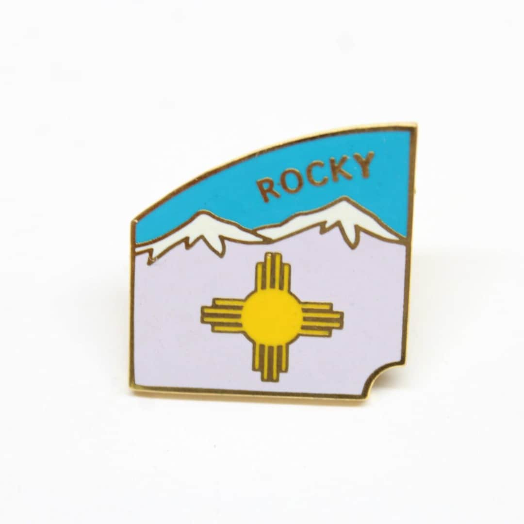 Rocky Mountains New Mexico Pin Lapel Enamel Collectible - Etsy