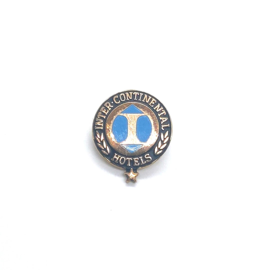 Intercontinental Hotels Pin 1/20 10k Lapel Enamel Collectible - Etsy