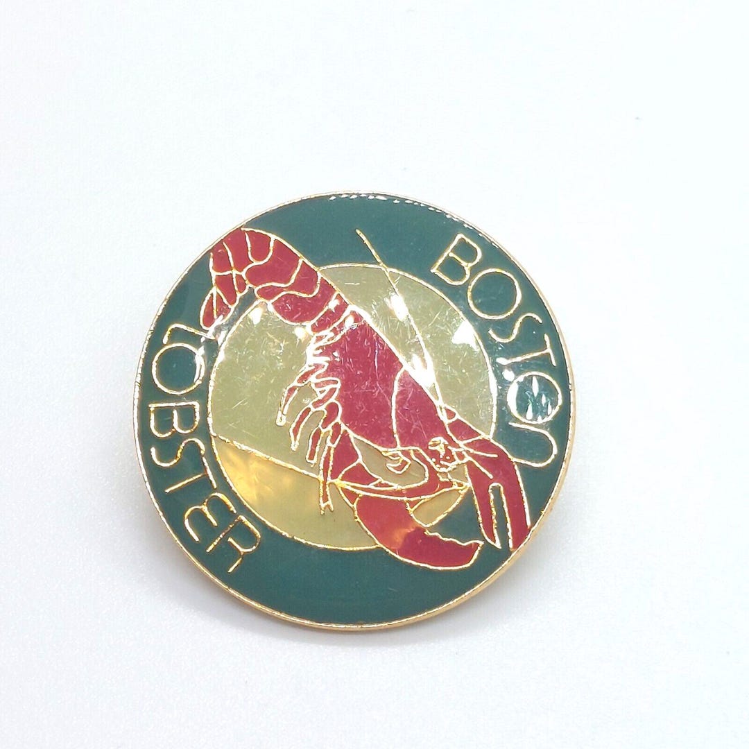Boston Lobster Pin Lapel Enamel Collectible - Etsy