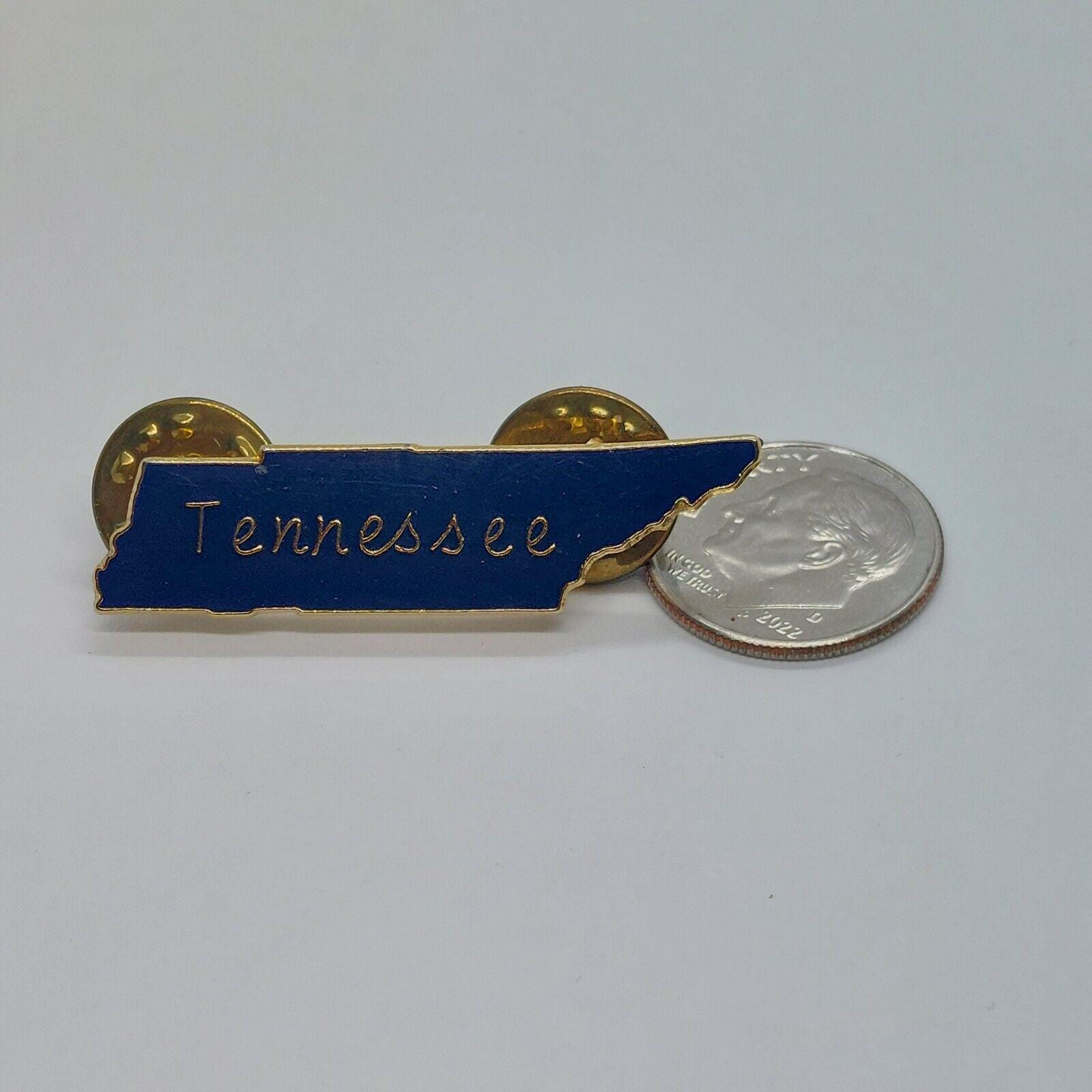 Tennessee State Map Pin Souvenir Lapel Enamel Collectible - Etsy