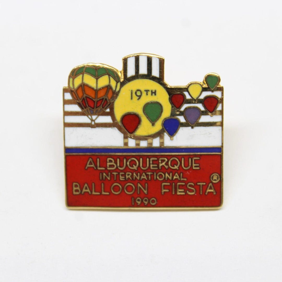 Albuquerque International Balloon Fiesta 1990 Pin Lapel Enamel ...