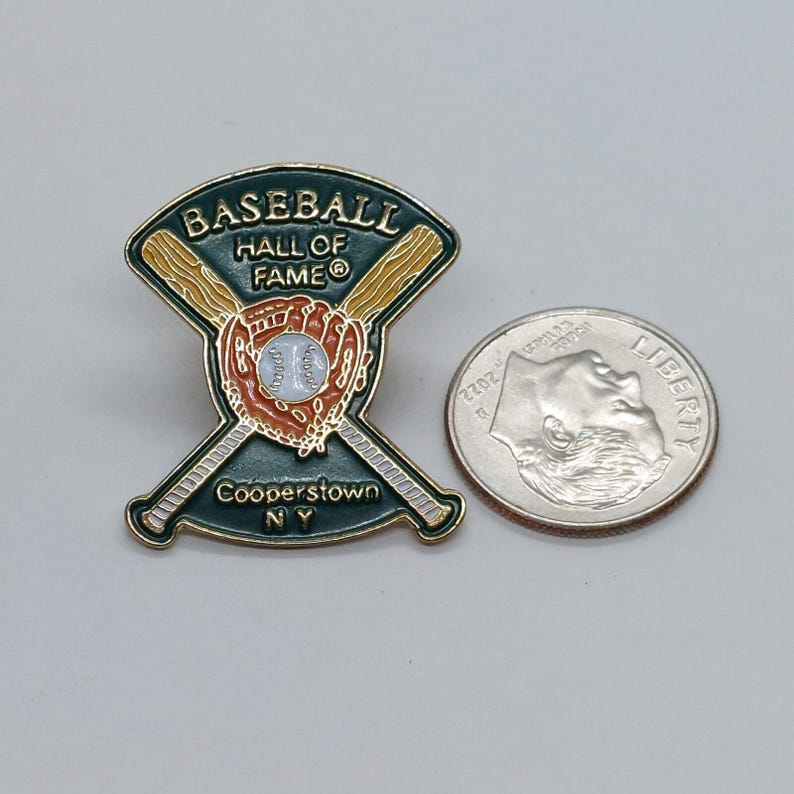 Baseball Hall of Fame Cooperstown NY Pin Lapel Enamel Collectible ...
