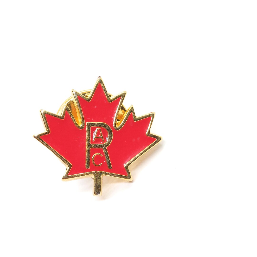Canada Red Maple Leaf RAC Royal Army Cadets Pin Lapel Enamel ...
