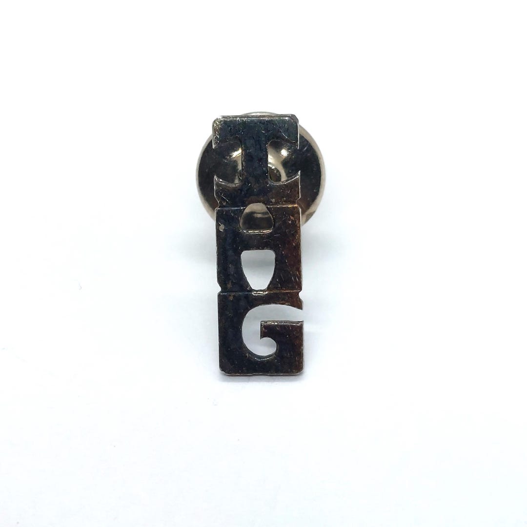 IHG Initials Pin Handmade Sterling Silver Lapel Collectible - Etsy