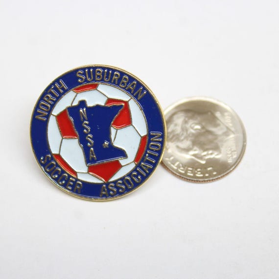 North Suburban Soccer Association NSSA Pin Lapel Enam… - Gem