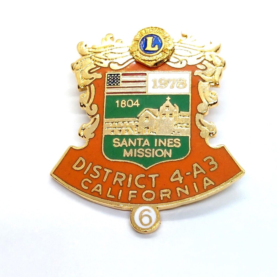Lions Club International 1978 Santa Ines Mission District 4-A3 ...