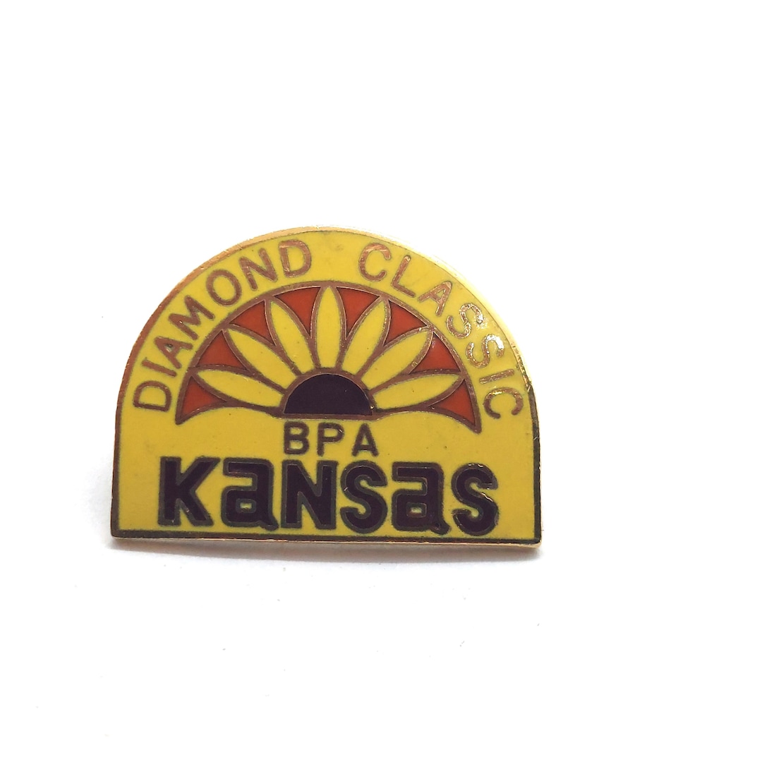 Kansas BPA Diamond Pin Classic Sunflower State Souvenir Collectors ...