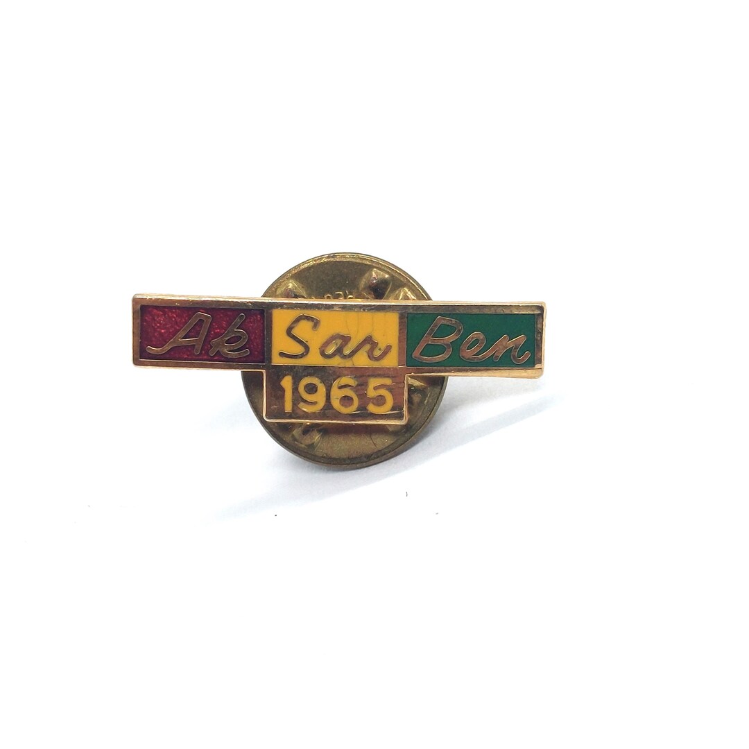 AK-SAR-BEN 1965 Membership Pin Omaha Nebraska Horse Lapel Enamel ...