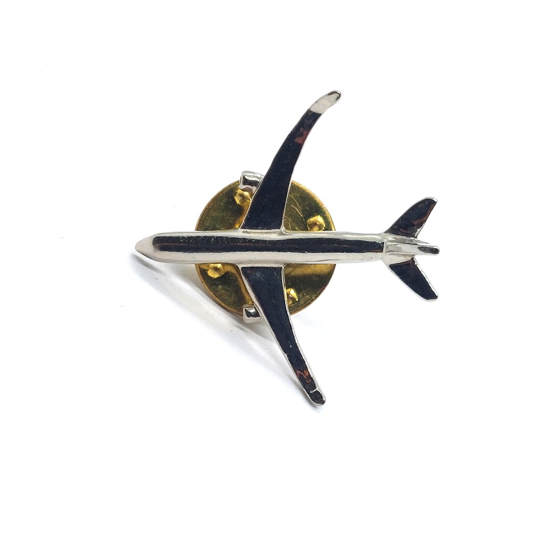 Commercial Airplane Pin Aviation Pilot Flight Travel Transportation ...