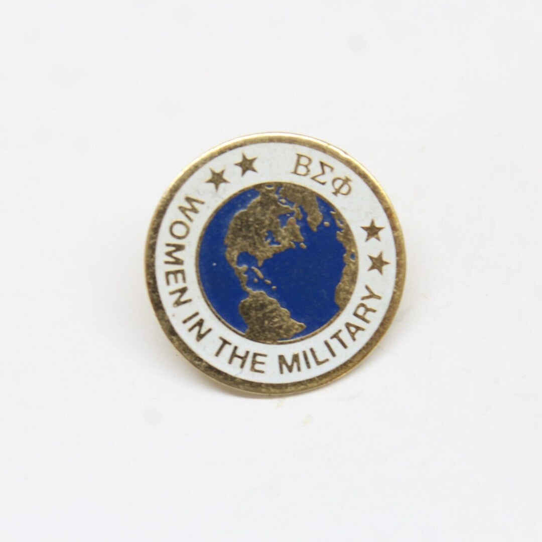 Women in the Military Pin Beta Sigma Phi Lapel Enamel Collectible - Etsy