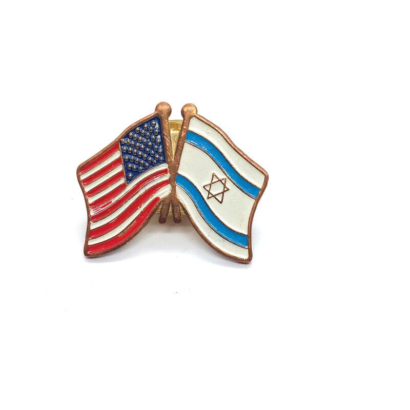 Lapel Pin Israel and Usa - Etsy