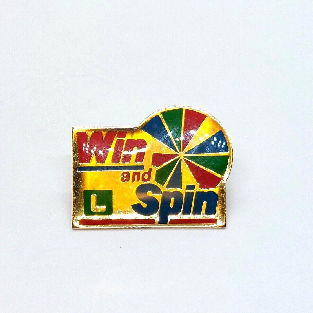 Win and Spin California State Lottery Pin Lapel Enamel Collectible - Etsy