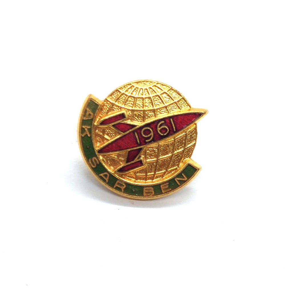 AK-SAR-BEN 1961 Membership Pin Omaha Nebraska Horse Lapel Enamel ...