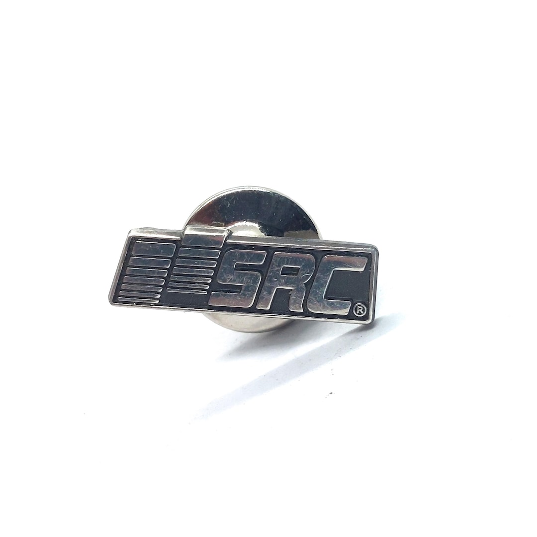 Vintage SRC Logo Pin Corporate Business Employee Award Sterling Silver ...
